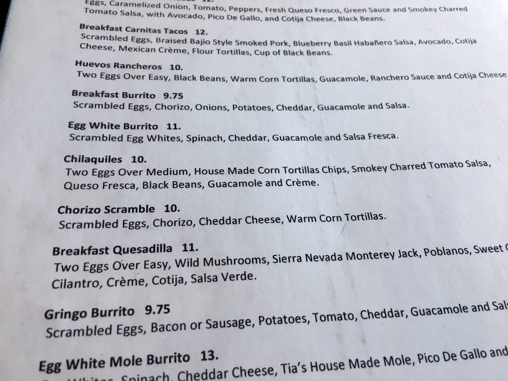 Menu at Eat Chow restaurant, Costa Mesa, Newport Blvd
