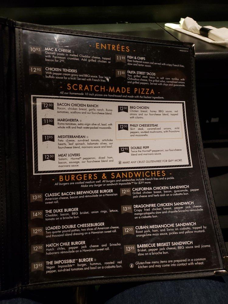 Menu at Flix Brewhouse pub & bar, Albuquerque