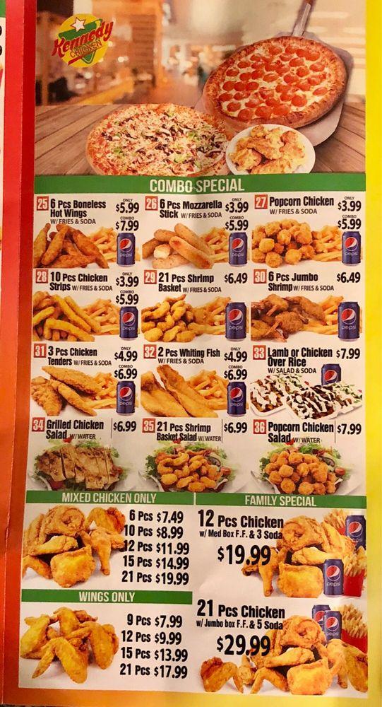 Menu at Kennedy Chicken Pizza & Kabab pizzeria, New York City, 89-21 ...