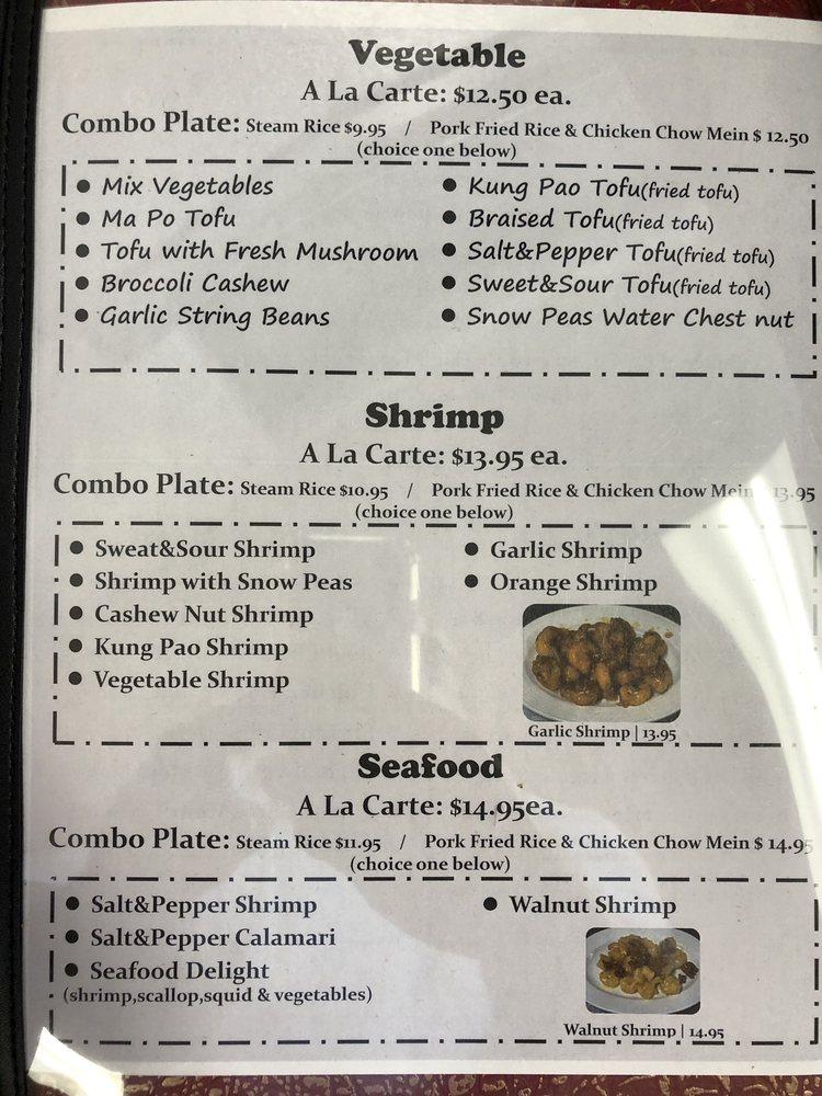 Menu at Mix Stix Asian Fusion restaurant, Soledad