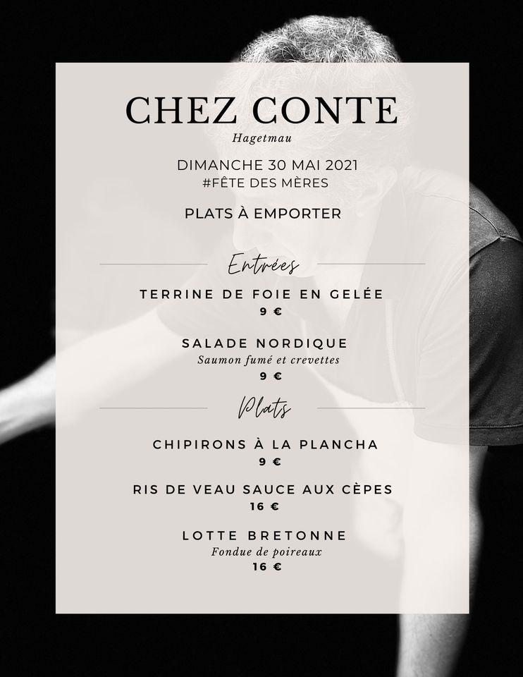 Menu at Auberge du Conte pub & bar, Hagetmau