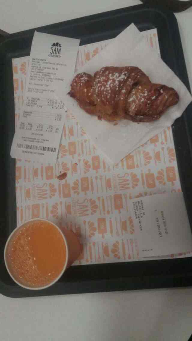 Carta del restaurante Sam Croissants, Lisboa, Avenida das Forças Armadas