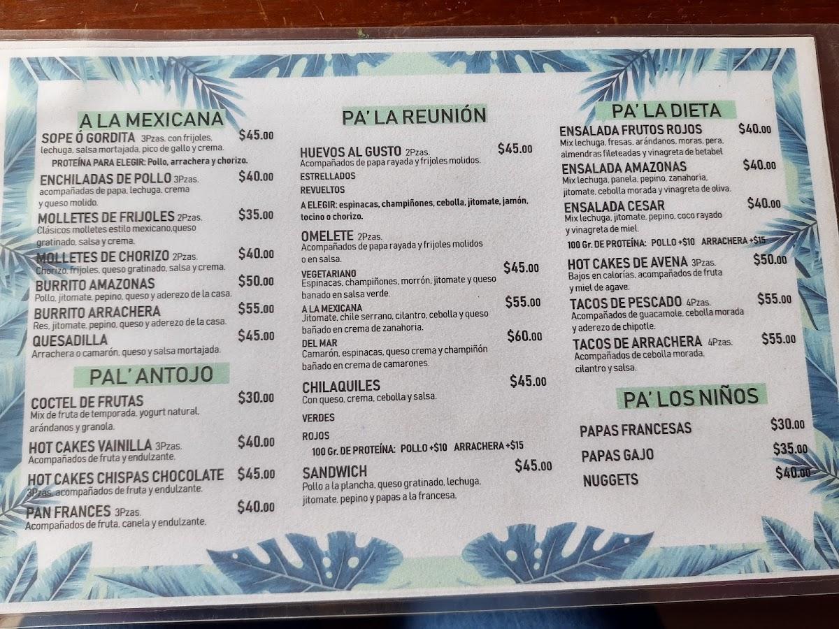 Carta de Amazonas, Restaurant, Bar, Capilla de Guadalupe