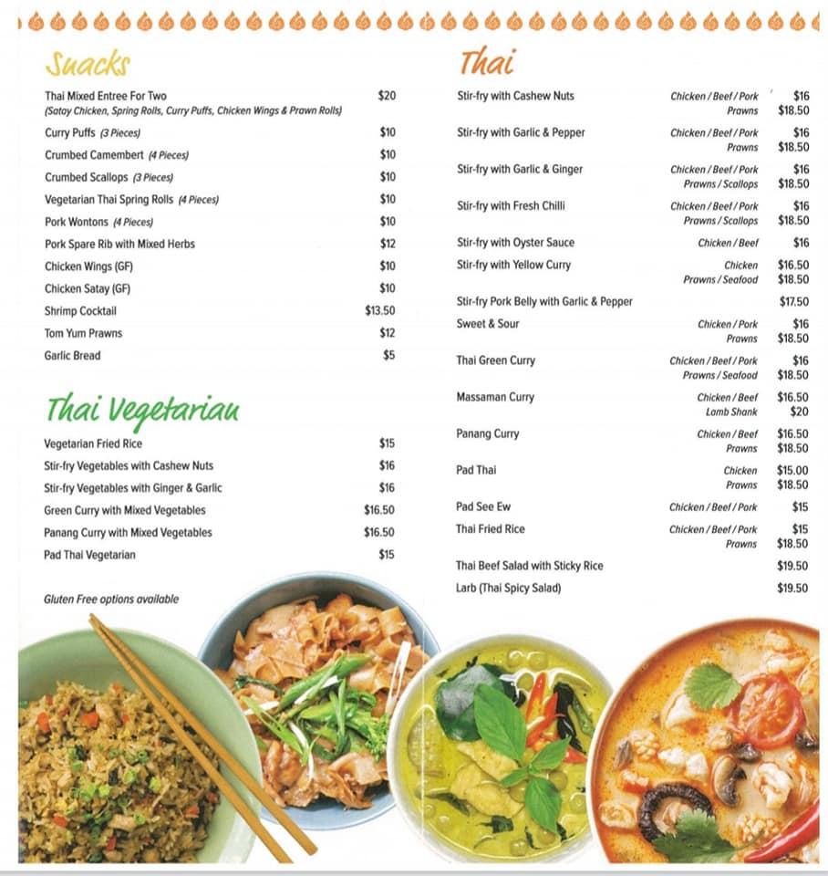 Menu at Cafe Oasis, Cambridge