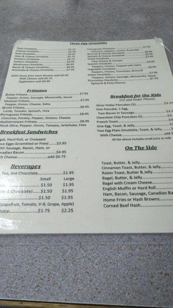 Menu at Ezzy's restaurant, Rochester, 885 Buffalo Rd