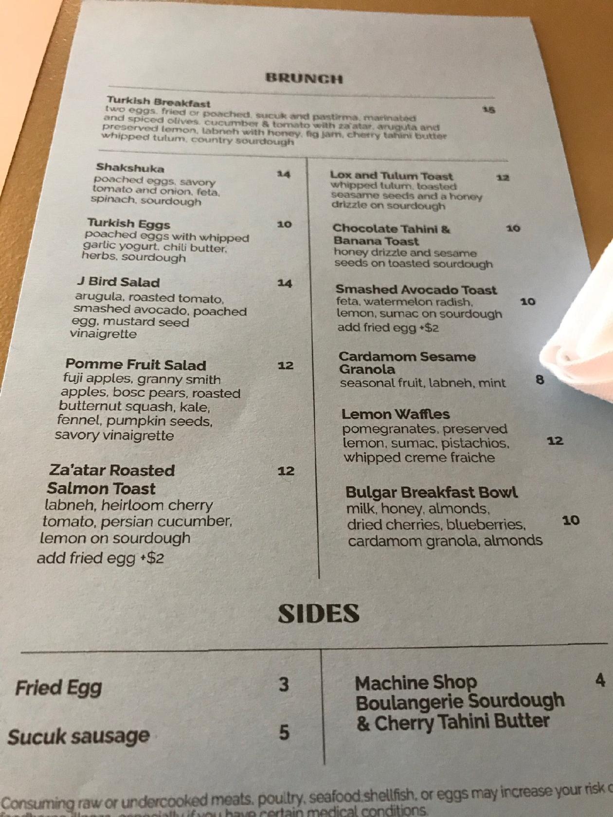 Menu at Irwin's pub & bar, Philadelphia