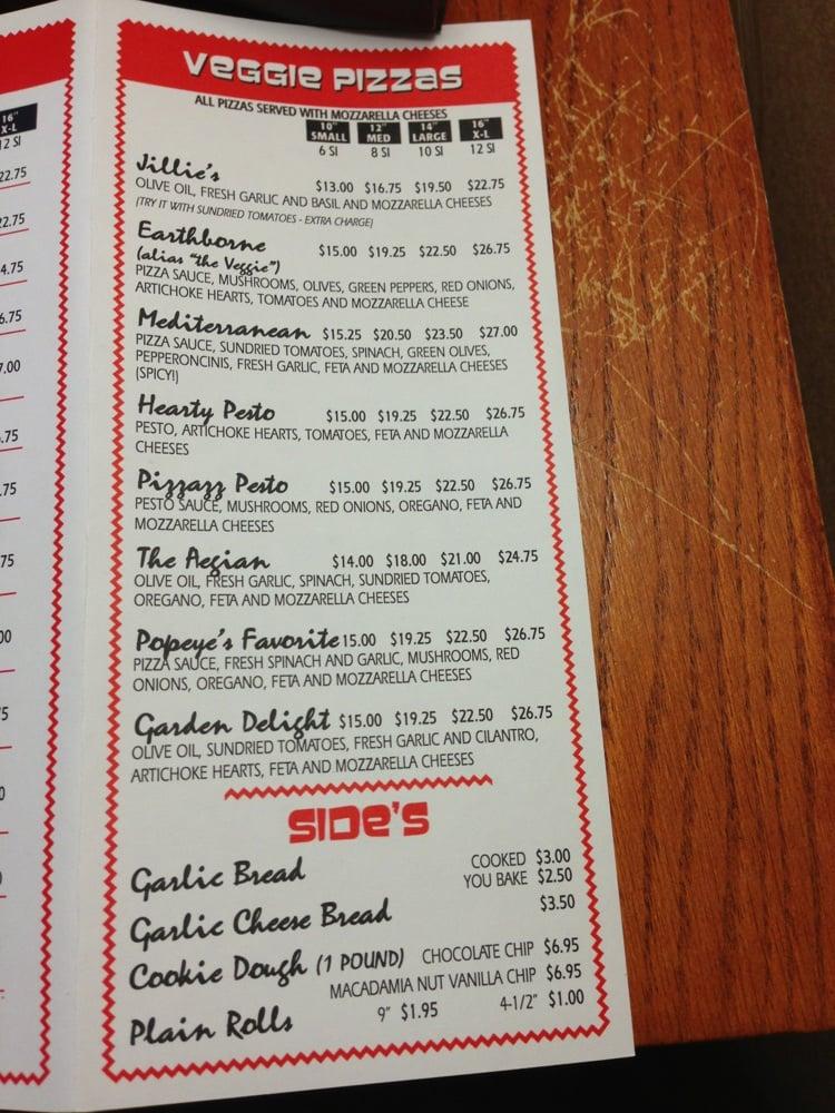 Menu at Nik-N-Willie's Pizza-n-Subs pizzeria, Mammoth Lakes