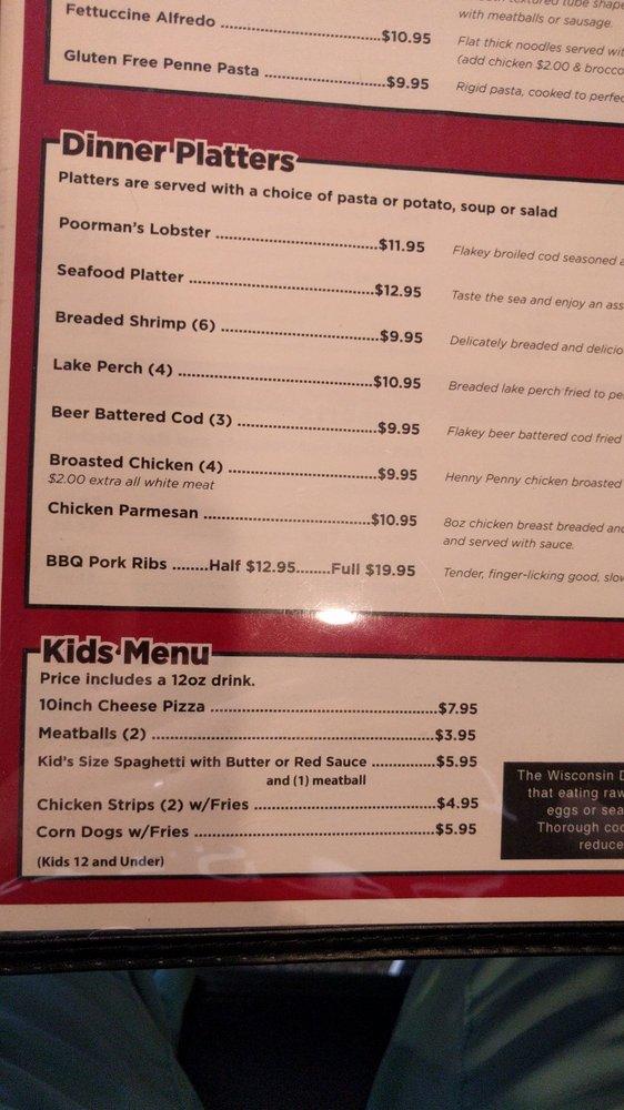 Menu at Ruffolo's Special Pizza 2 pizzeria, Kenosha, 45th St