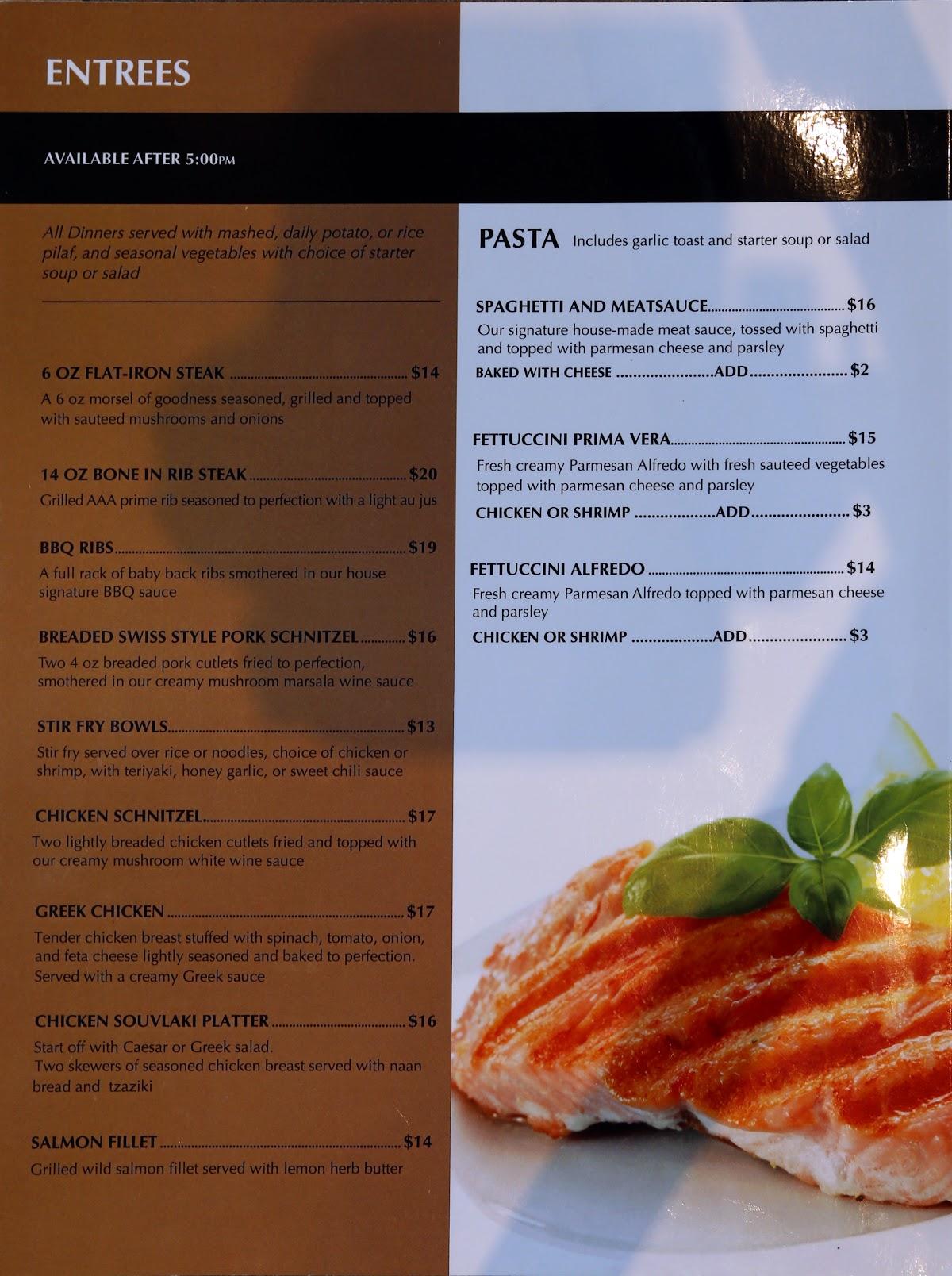 Menu at 27 Street Grille pizzeria, Vernon