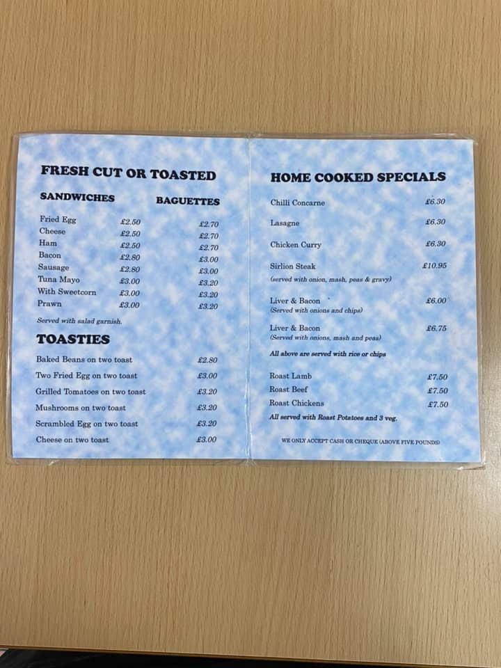 Menu at Jenny's Restaurants - Hemel Hempstead, Hemel Hempstead