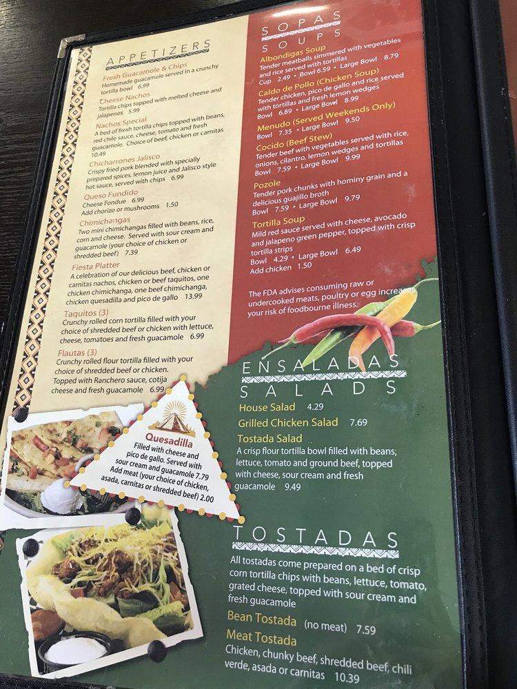 Menu at The Original Alfredo's Restaurant, Lomita, Narbonne Ave