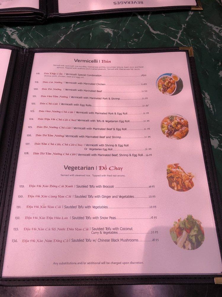Menu at Thuan Loi Restaurant, Yarmouth