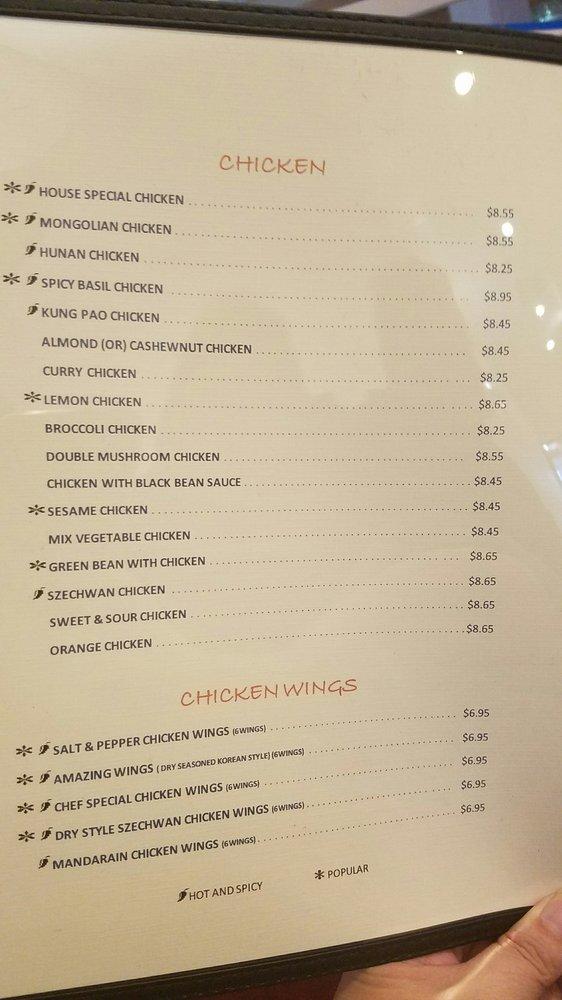 Menu at Amazing Kitchen restaurant, Tracy