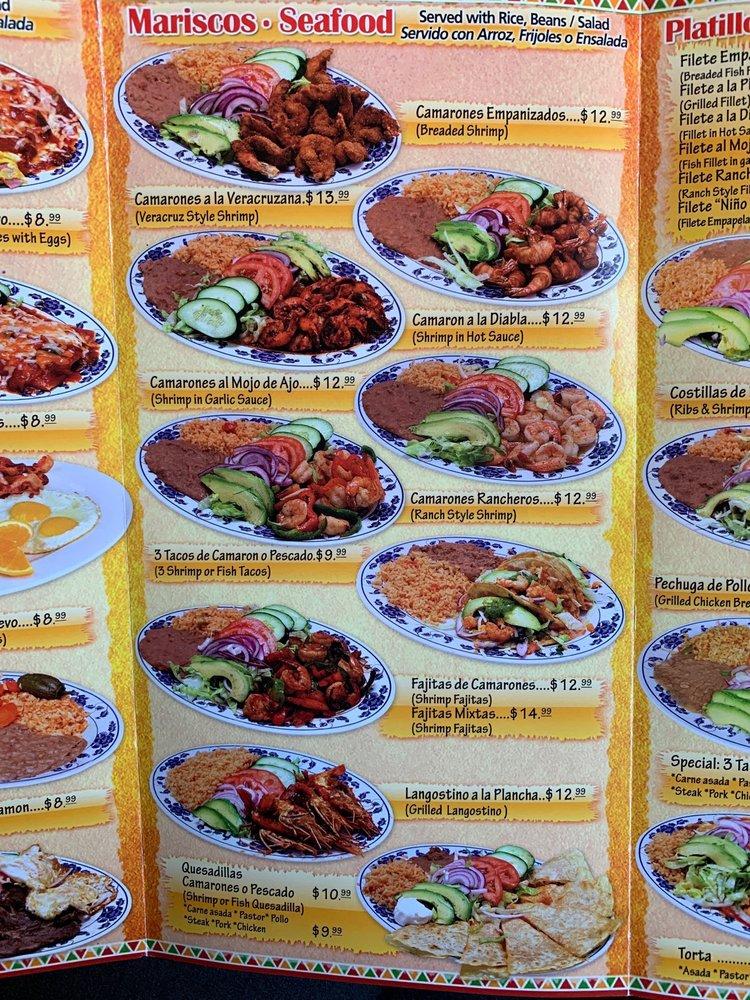 Menu at Primos Marisco & Mexican Food restaurant, Gardena