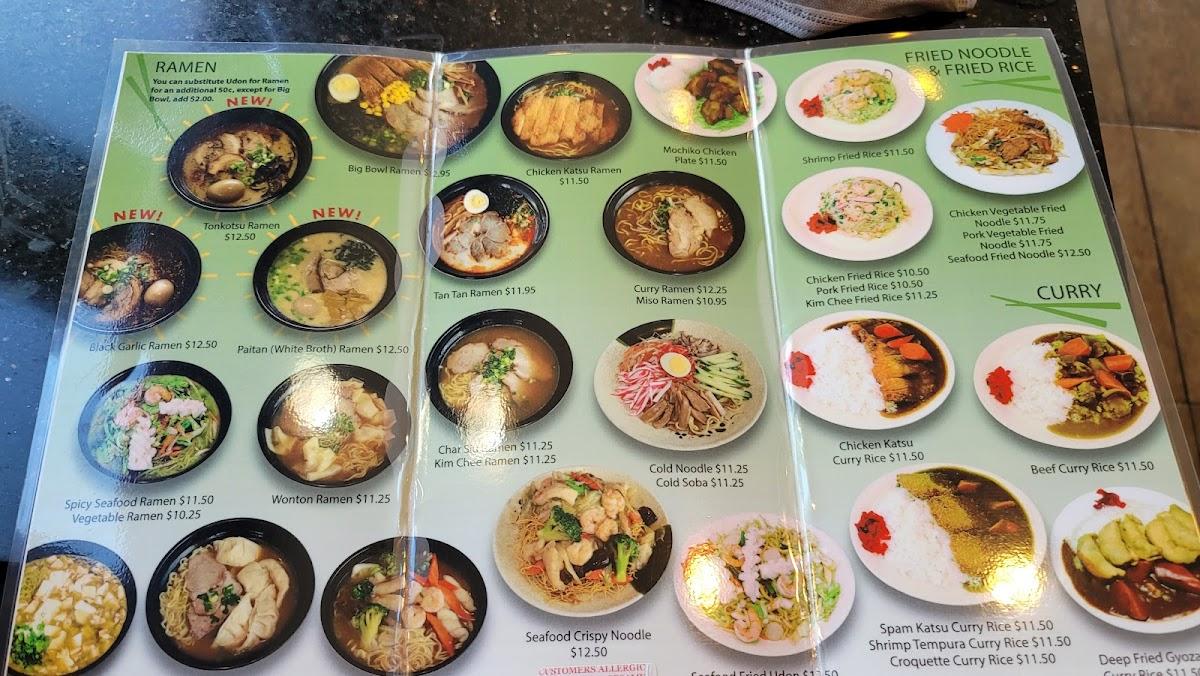Menu at Ramen Ya Pearl City restaurant, Pearl City, Kuala St