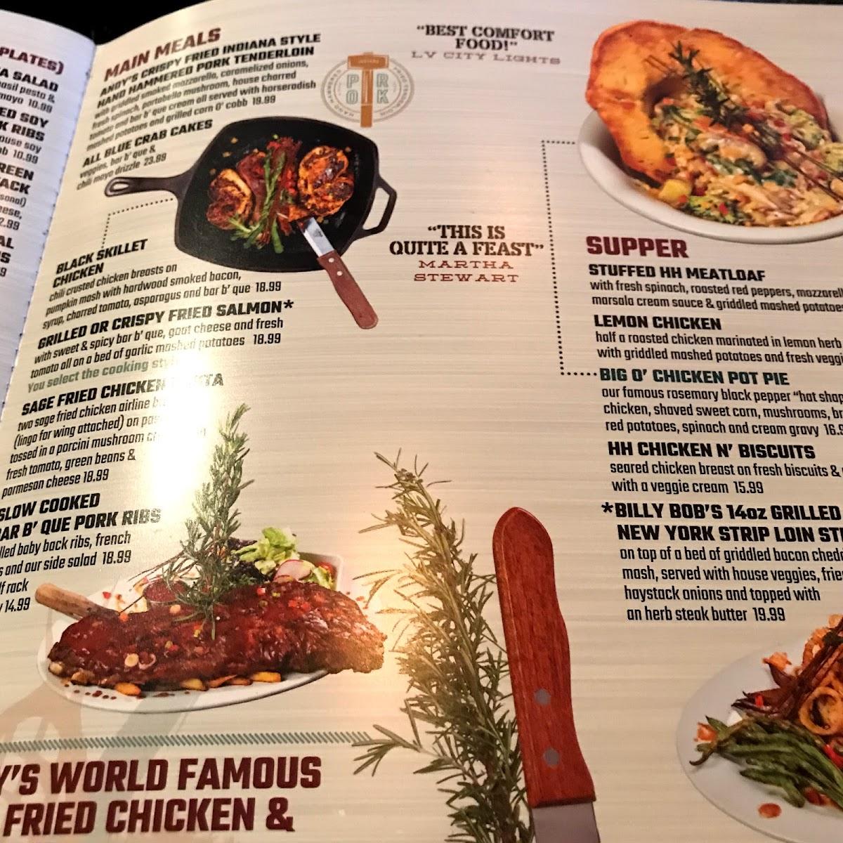 Menu at Hash House A Go Go - Henderson restaurant, Henderson, 555 N ...