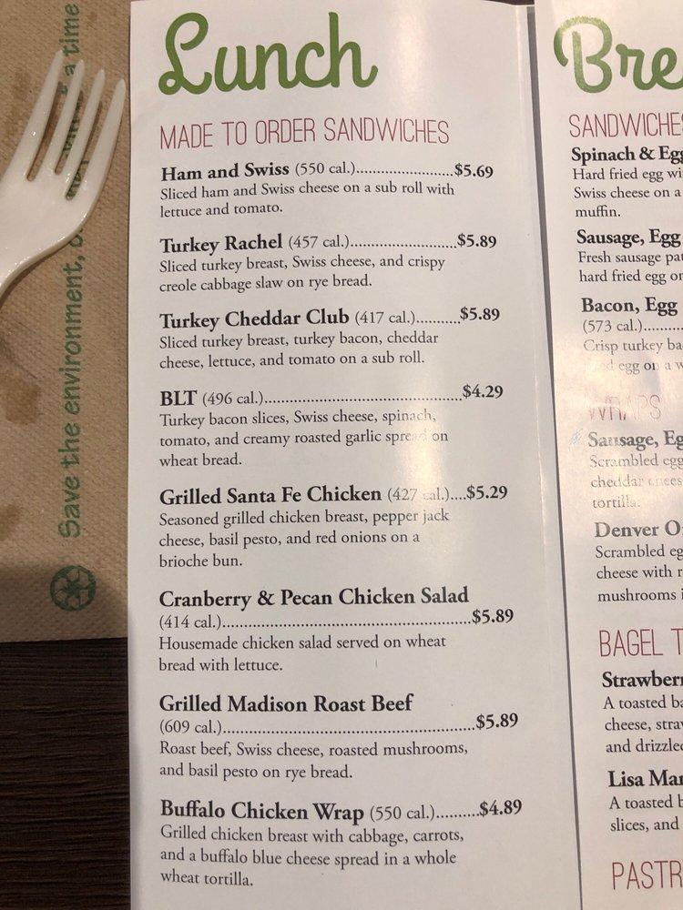Menu at The Changed Plate restaurant, Belpre