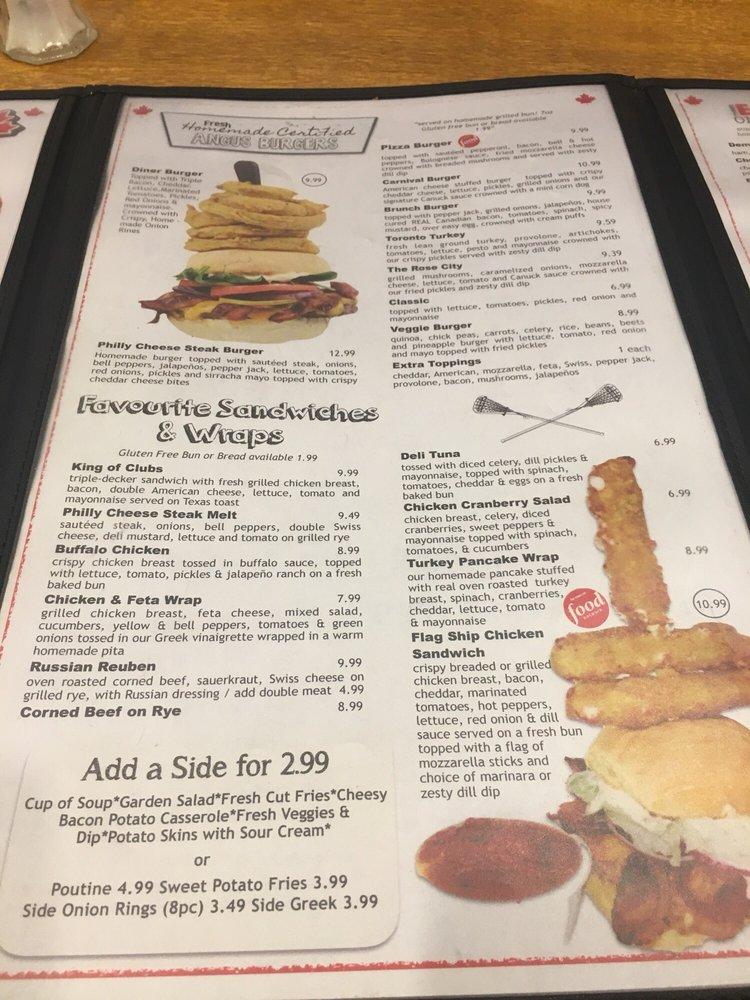 Menu at Maple Leaf Diner restaurant, Dallas