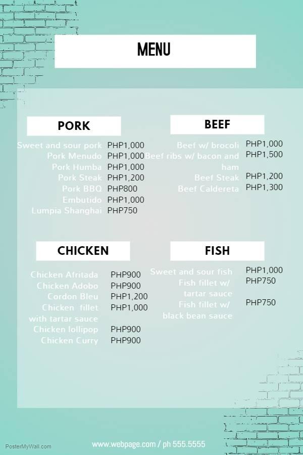 Menu at FOOD BUDS restaurant, Lapu-Lapu City