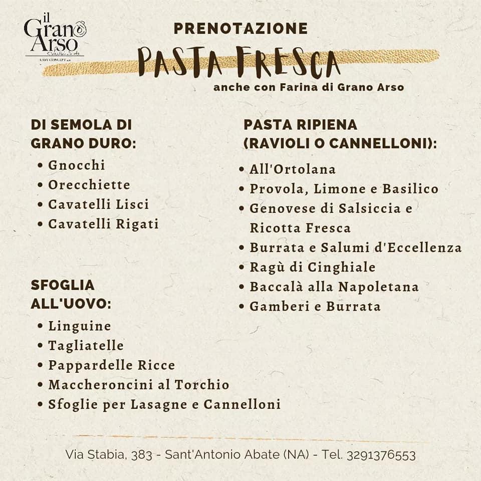 Menu au Il Grano Arso - RistoBottega ApuloCampana restaurant ...