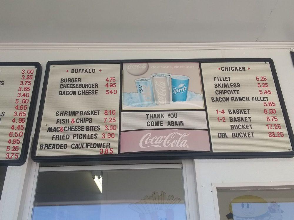 Menu at Burger Hut restaurant, Mahnomen