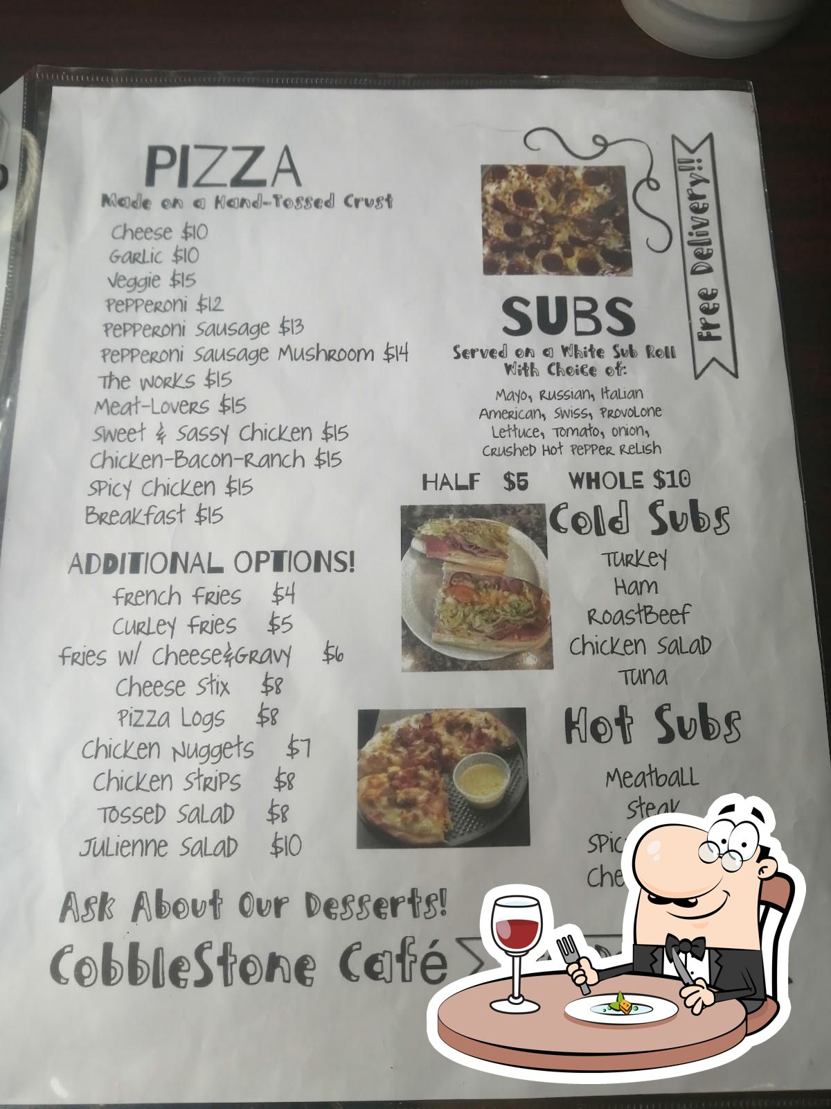 Cobblestone Cafe in Ogdensburg - Restaurant menu and reviews