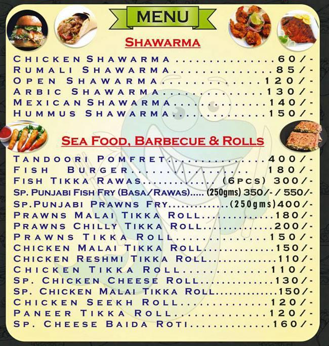 Menu at SHARK BITE, Mumbai, Shop No 22
