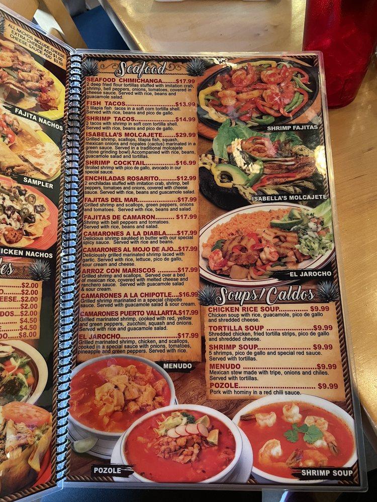 Menu at Los Corrales pub & bar, Wisconsin Dells