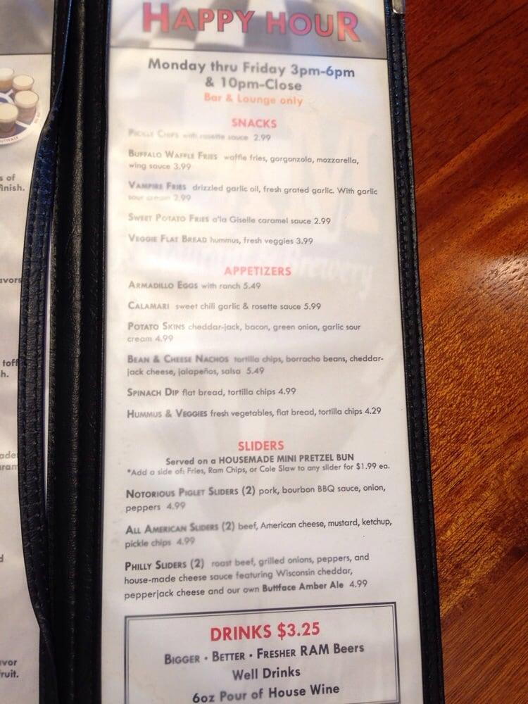 Menu at Ram Restaurant & Brewery, Issaquah
