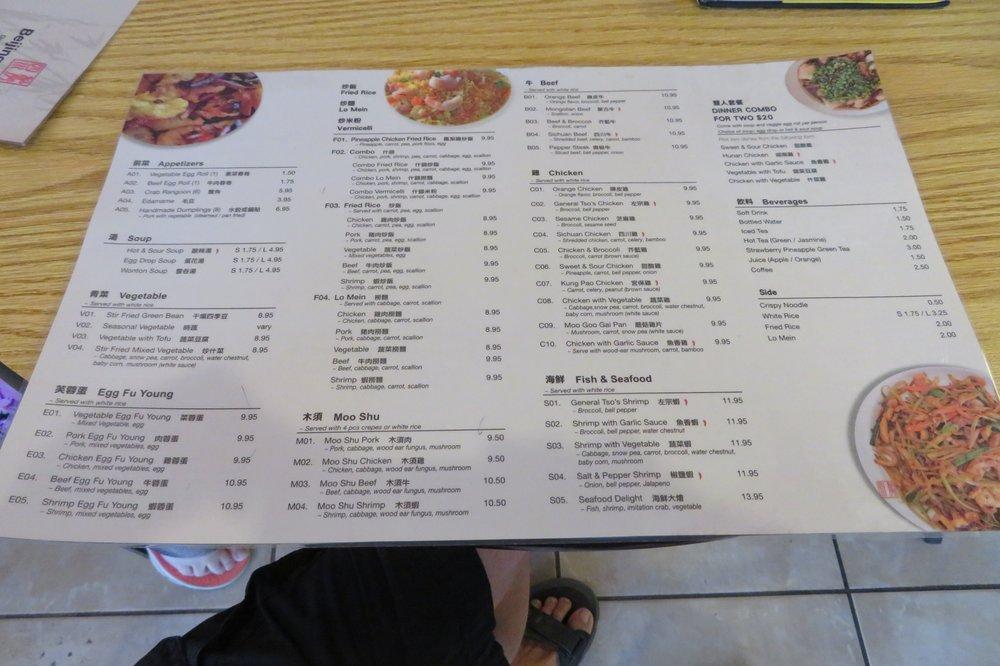 Menu at Beijing Express restaurant, Round Rock, E Old Settlers Blvd STE 102