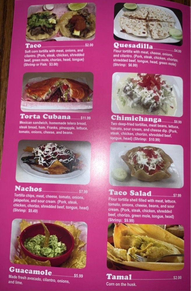 Menu at La Fresa Express desserts, Alliance