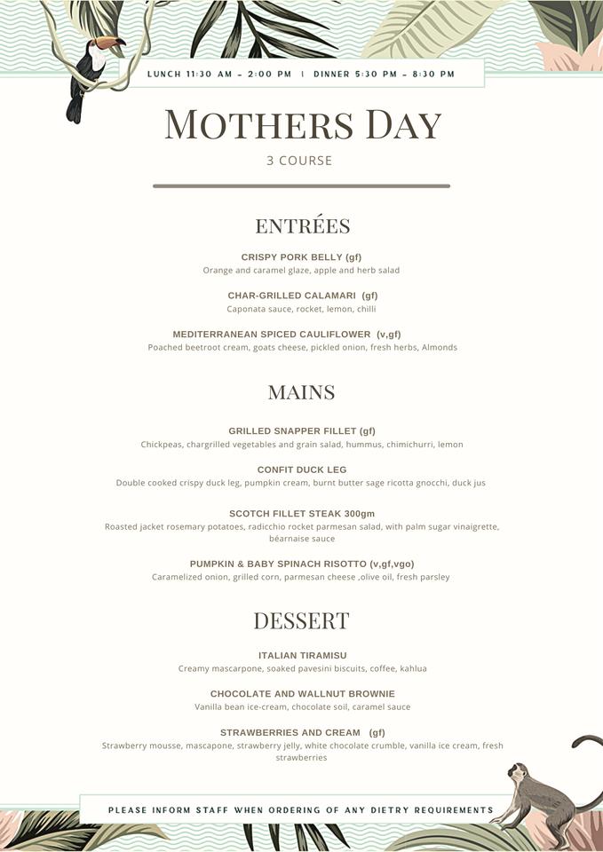 Menu at Longbeach RSL restaurant, Chelsea