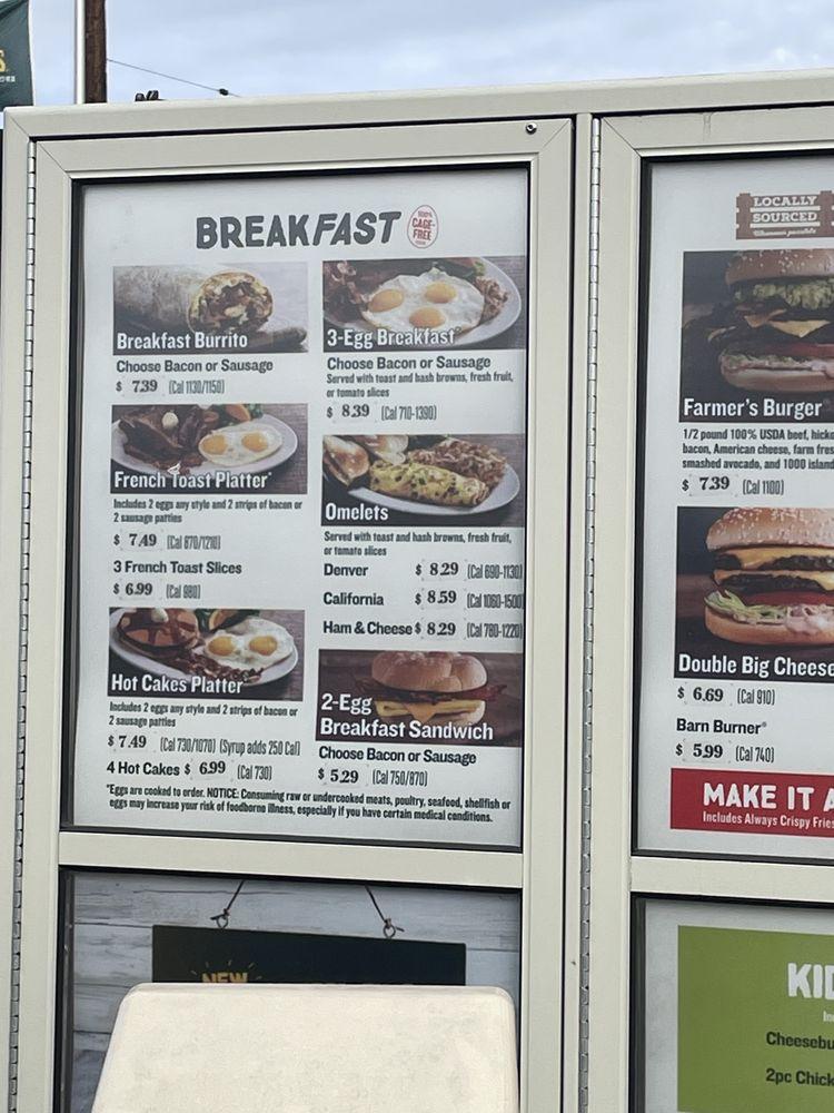 Menu at Farmer Boys restaurant, Huntington Beach
