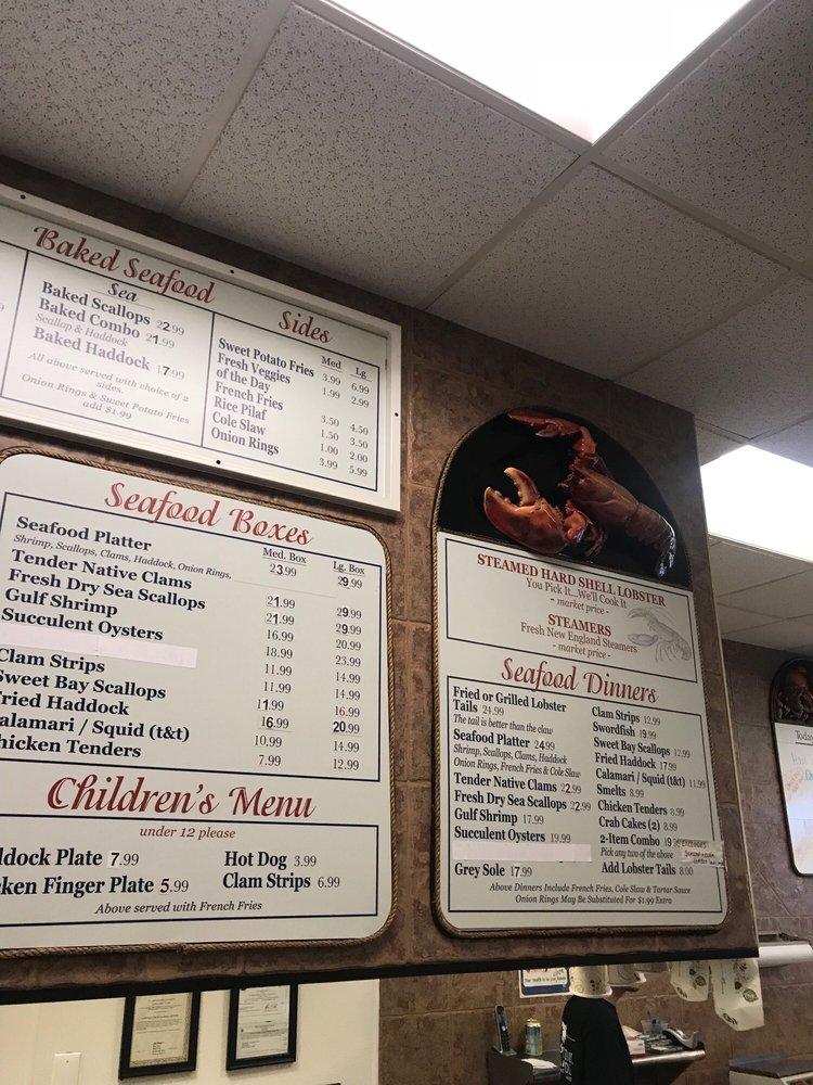 Menu at Lobster Tail Seafoods restaurant, North Andover