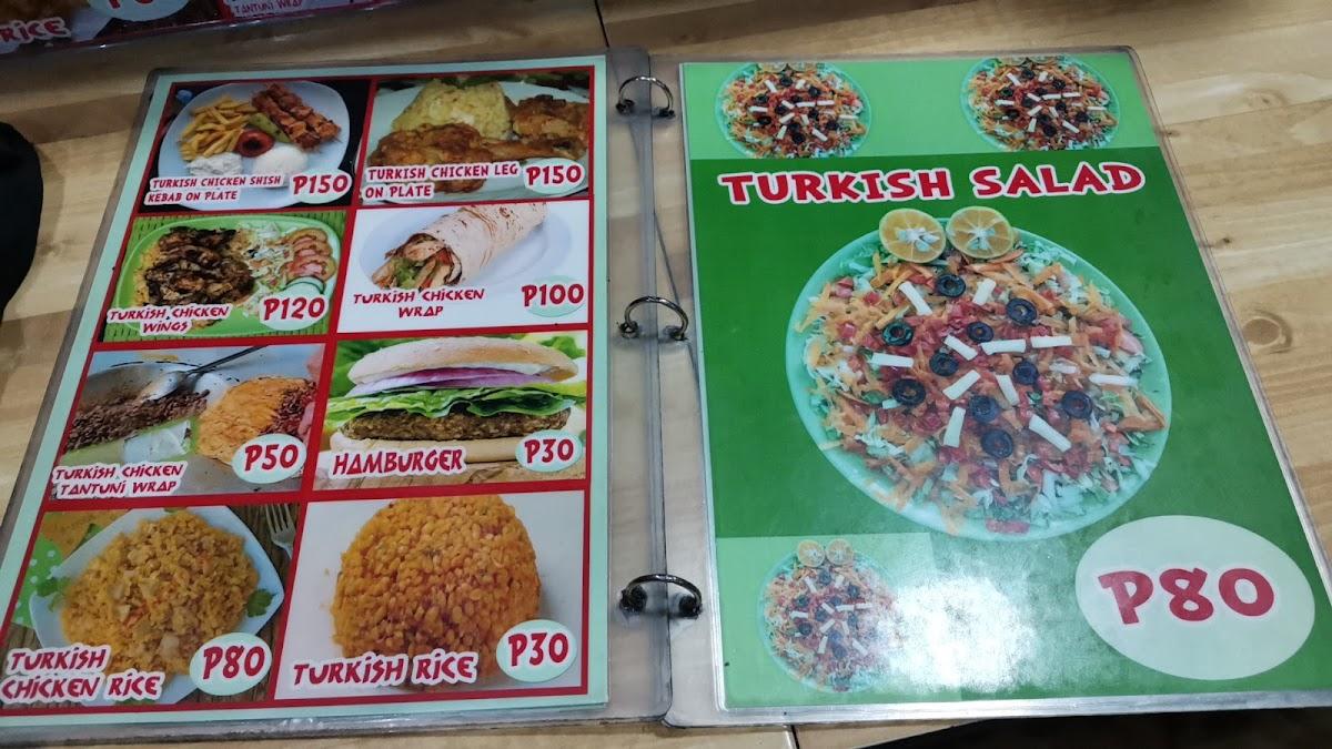 Menu at TURKIYE KEBAB RESTAURANT, Dumaguete