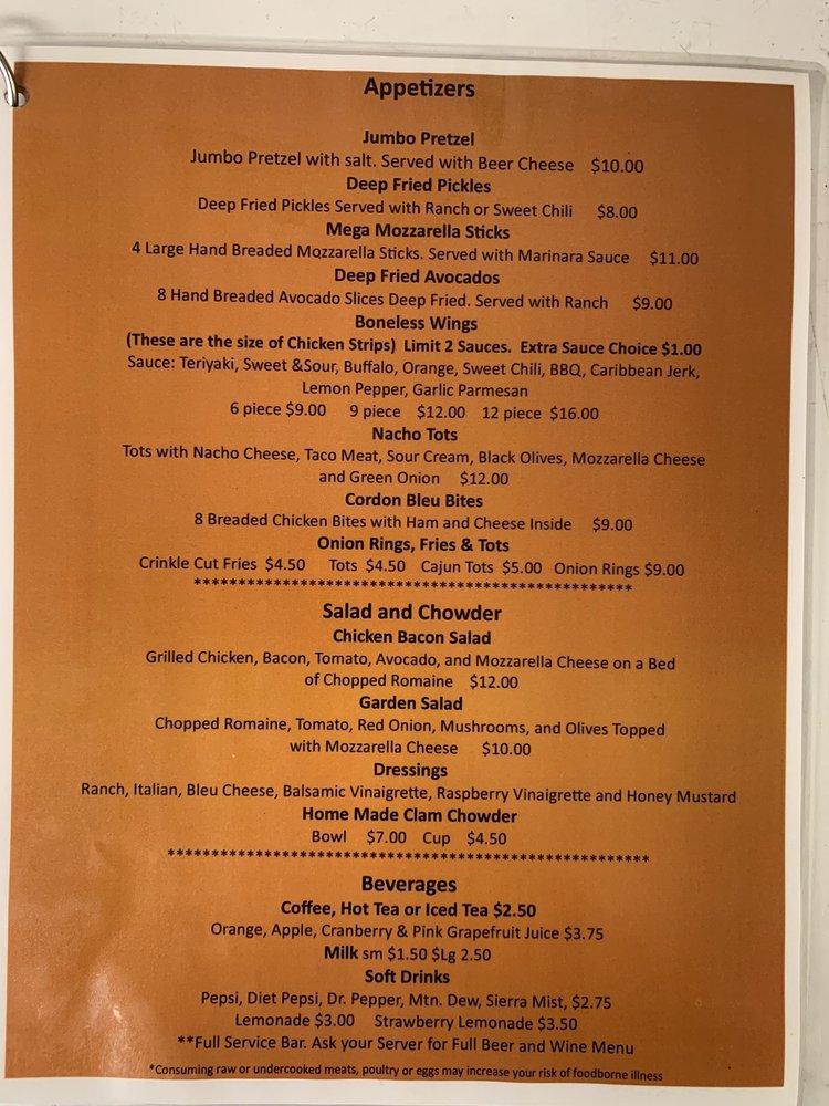 Menu at Megpies Bakery & Cafe, Pacific City