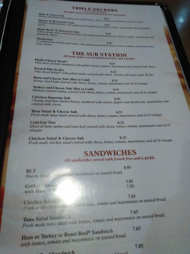 Menu at Rock Hill Diner restaurant, Rock Hill, Cherry Rd