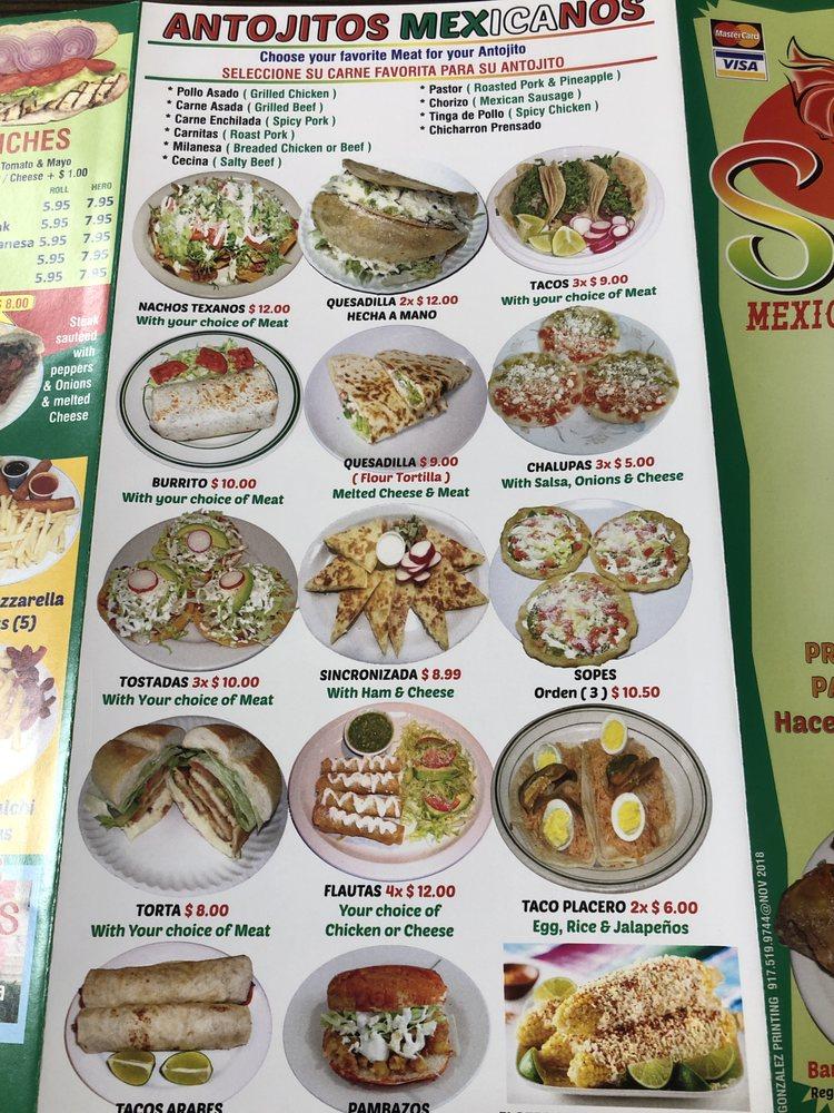 Menu at Santos 2 restaurant, New York City