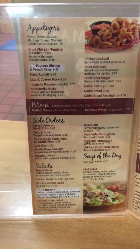 Menu at Pizza Mania pizzeria, Otisville, State Route 211