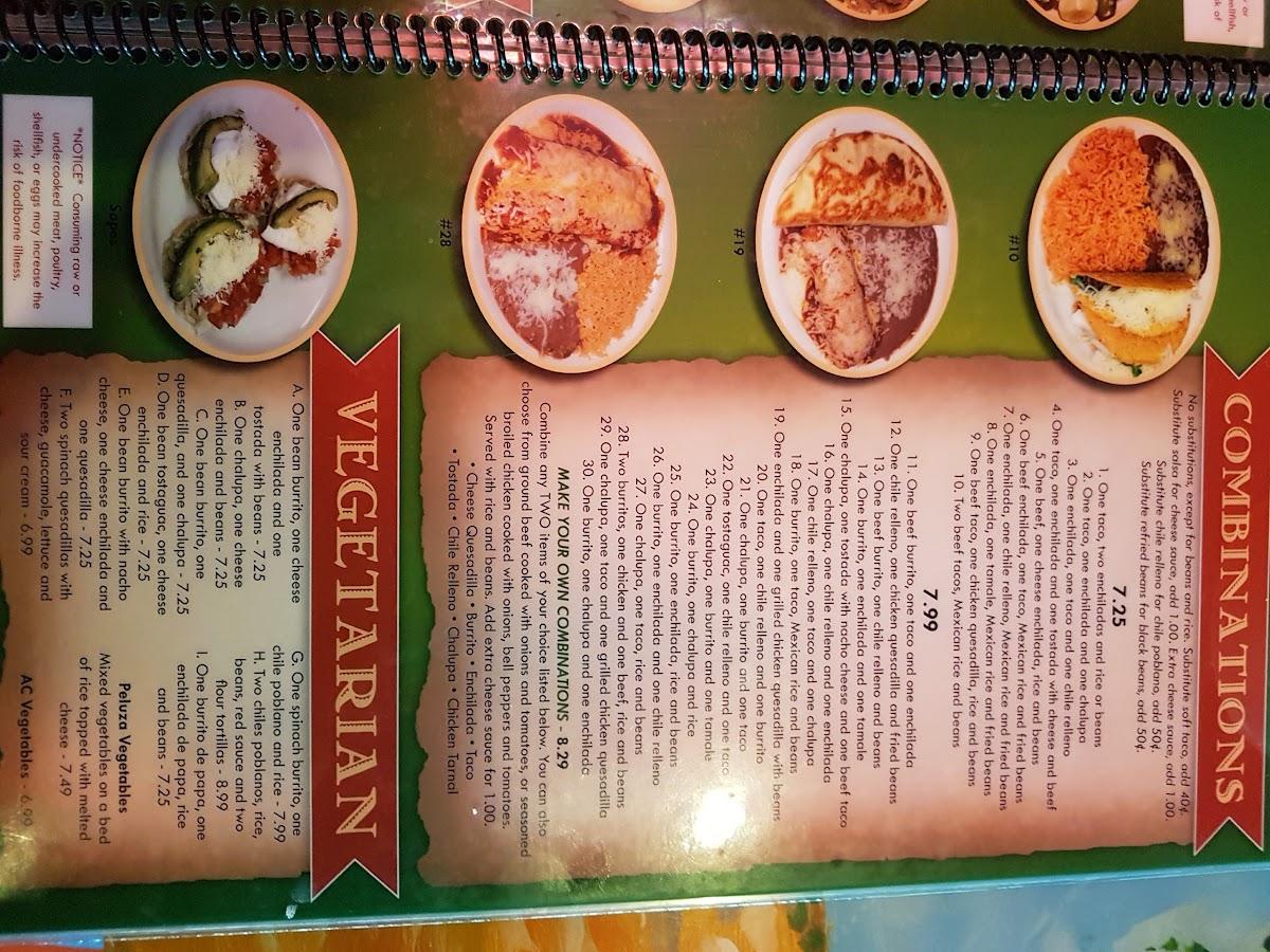 Menu at Monte De-Rey restaurant, Walkertown, Old Hollow Rd