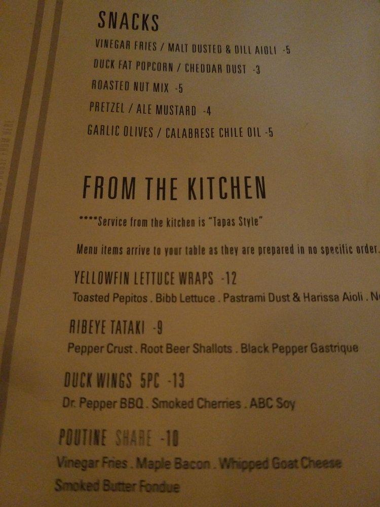 Menu at The Heights pub & bar, Toledo
