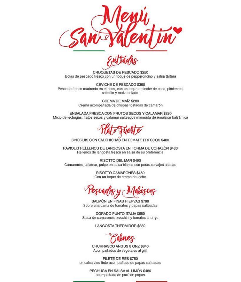 Menu at Punto Italia - Pasta & Grill restaurant, Santo Domingo