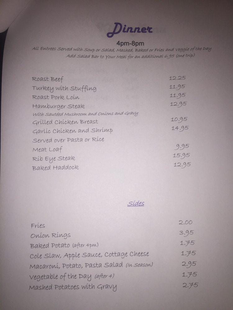 Menu at Uptown Grill restaurant, Montrose