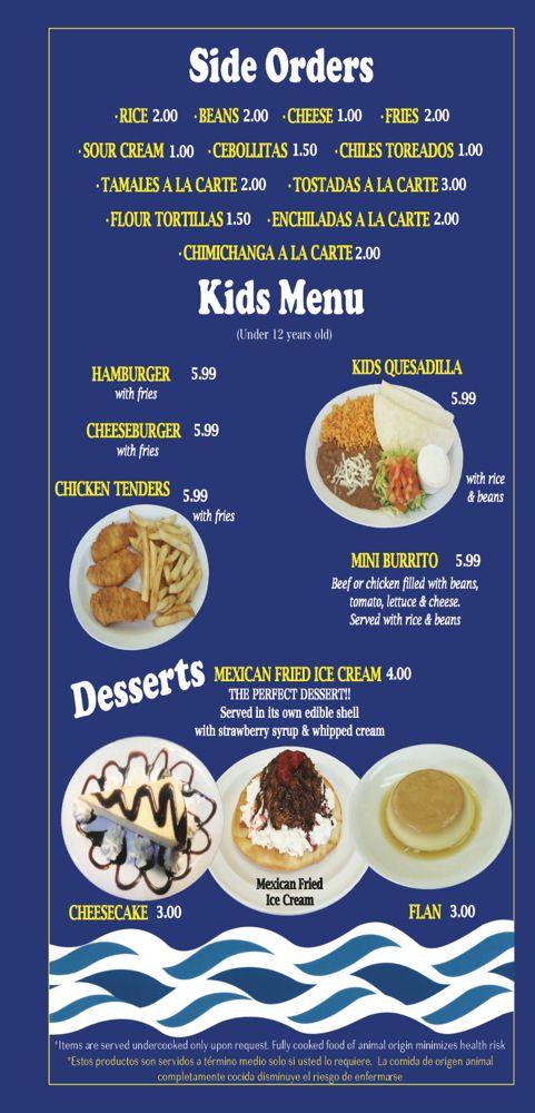 Menu at Las Brisa's pub & bar, Sheboygan