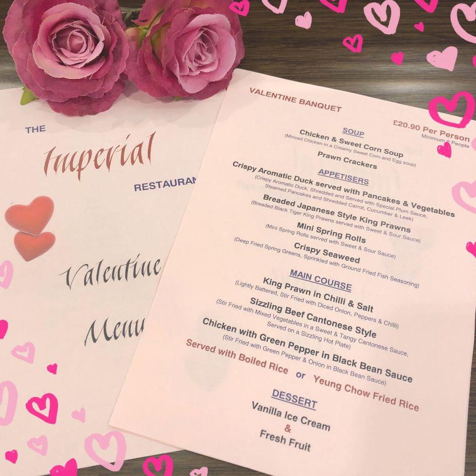 Menu at The Imperial Restaurant, Gateshead, 489 Durham Rd