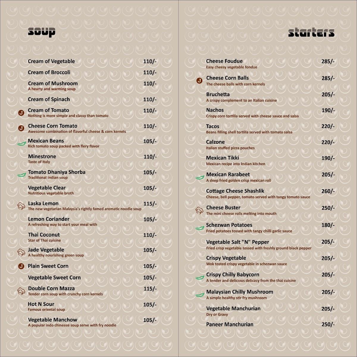 Menu at 7 Wonders Hotel & Restaurant, Gandhinagar