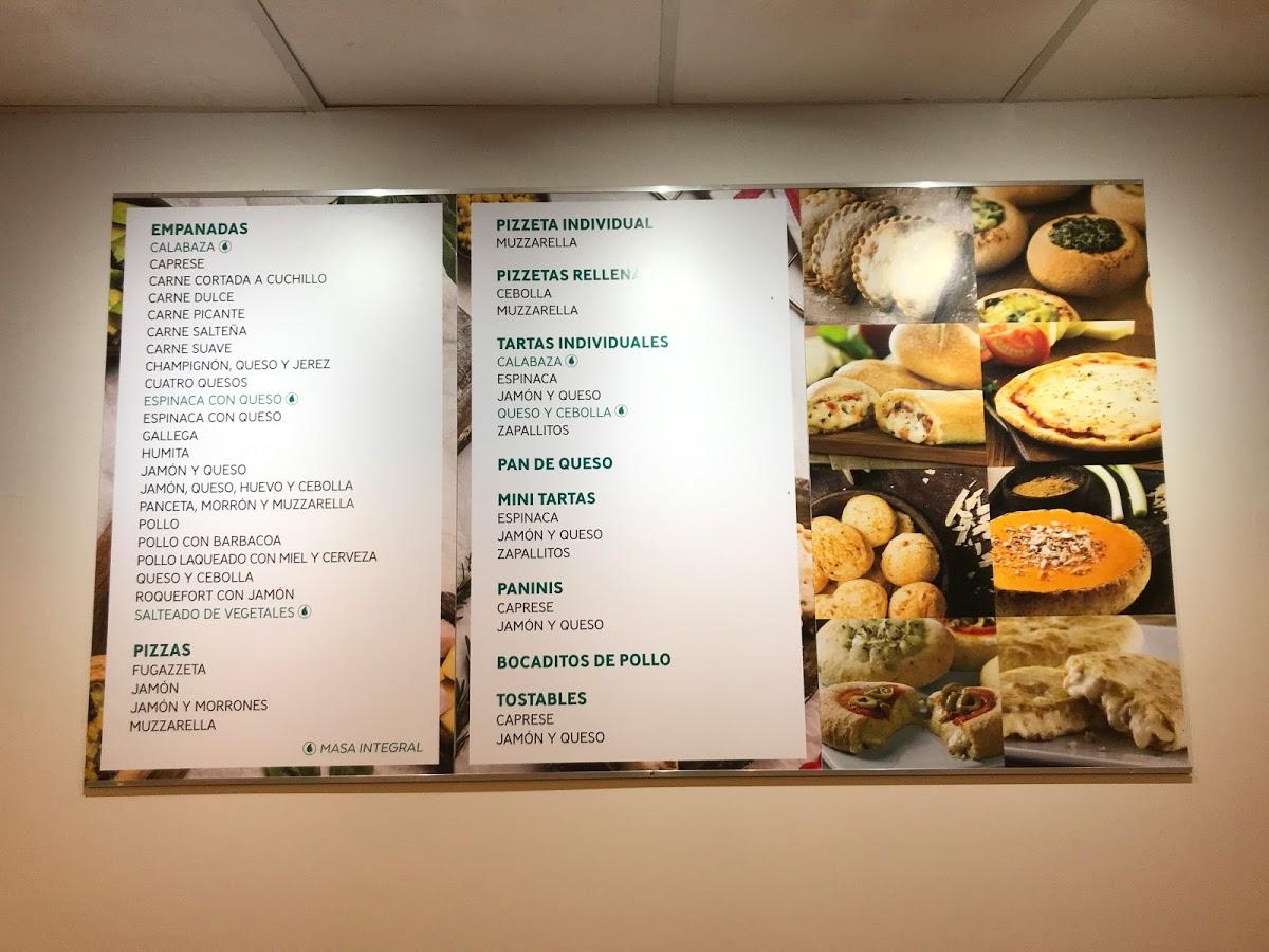 Menu at El Noble restaurant, Jesús María