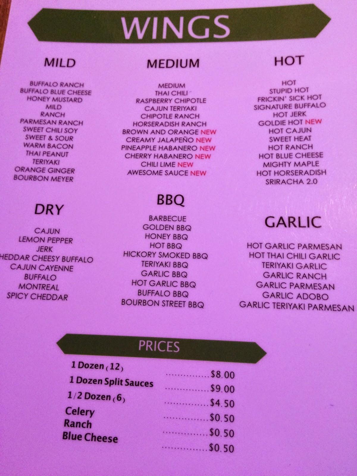 Menu at Pounders Bar & Grill, Cleveland