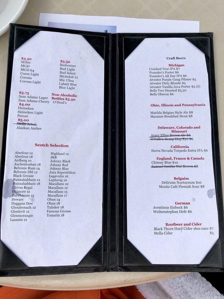 Menu at Portofino Restaurant & Banquet, Wyandotte