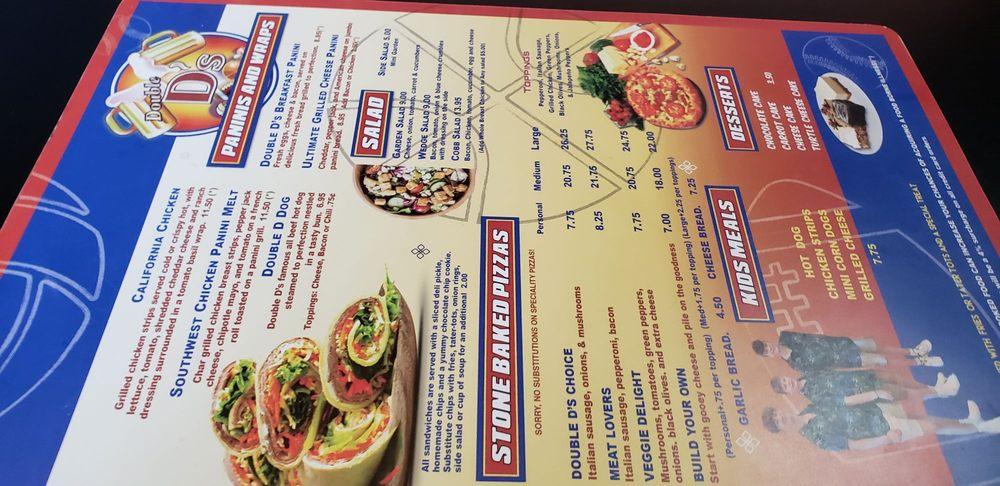 Menu at Double D's Sports Pub and Eatery, Hales Corners
